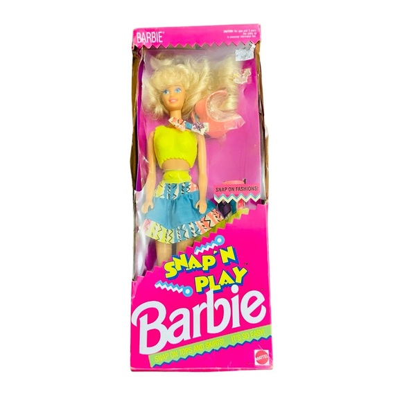 Mattel | Other | Vintage Mattel Snap N Play Barbie 991 Collectors Item ...